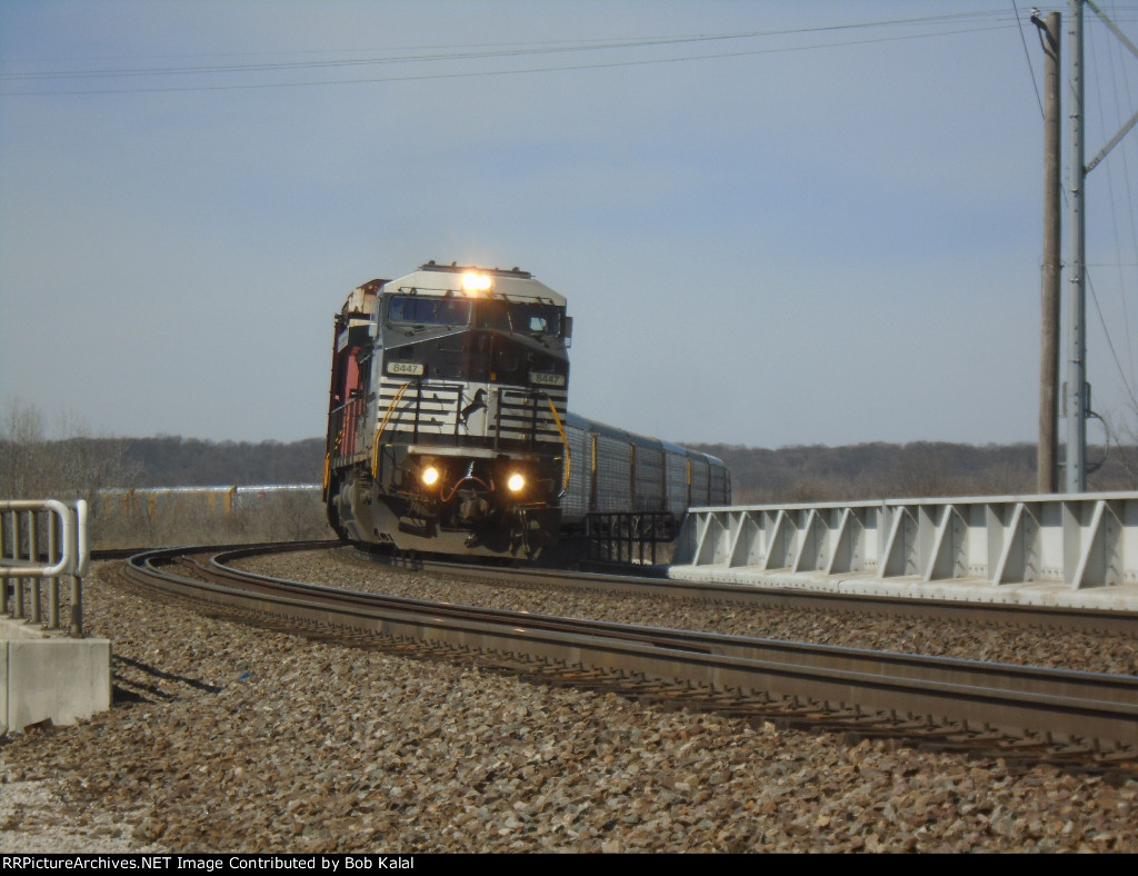 North Bound NS 8447 Double Stack Train